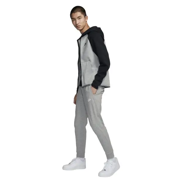 Nike Club Knit Lacing Sports Long Pants Dark Grey - Gray