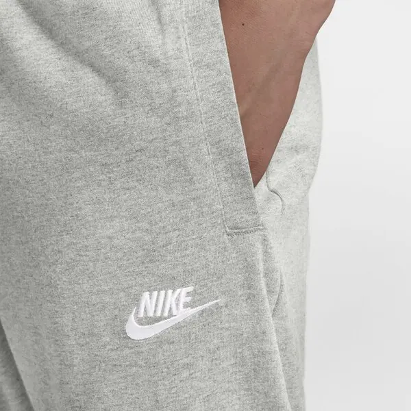Nike Club Knit Lacing Sports Long Pants Dark Grey - Gray
