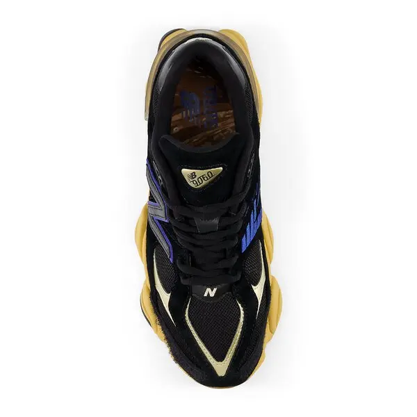 NEW BALANCE 9060 Sneakers - Black/royal Blue/gum