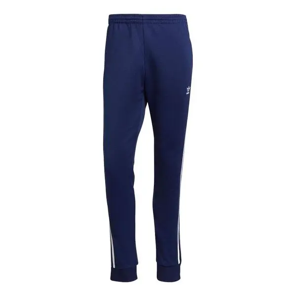 Adidas Originals Stripe Casual Bundle Feet Sports Pants/trousers/joggers Blue - Default Color