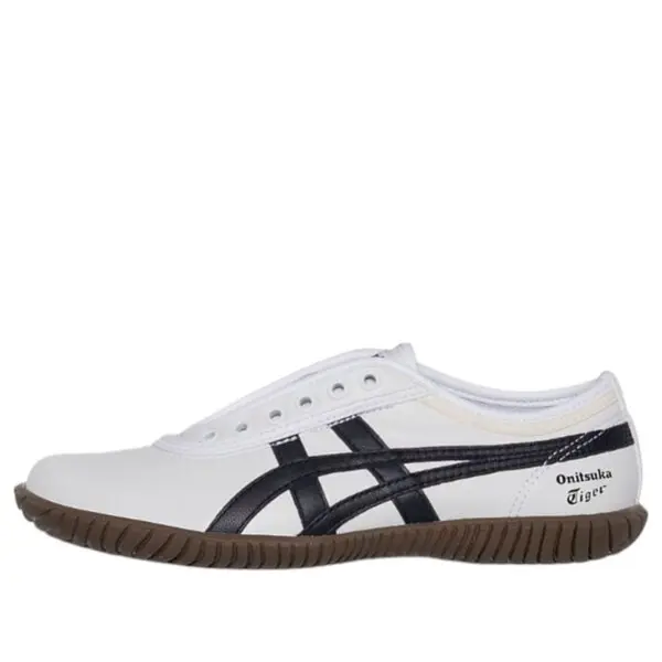 Onitsuka Tiger Tsunahiki Slip-on Sneakers - White/black