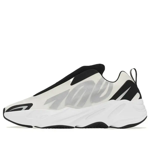 Adidas Yeezy Boost 700 Mnvn Laceless Sneakers - White/black