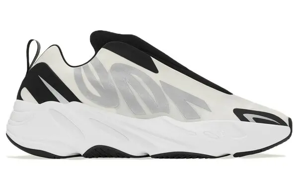 Adidas Yeezy Boost 700 Mnvn Laceless Sneakers - White/black