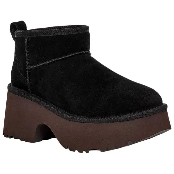 UGG Classic Ultra Mini New Heights Boots - Black