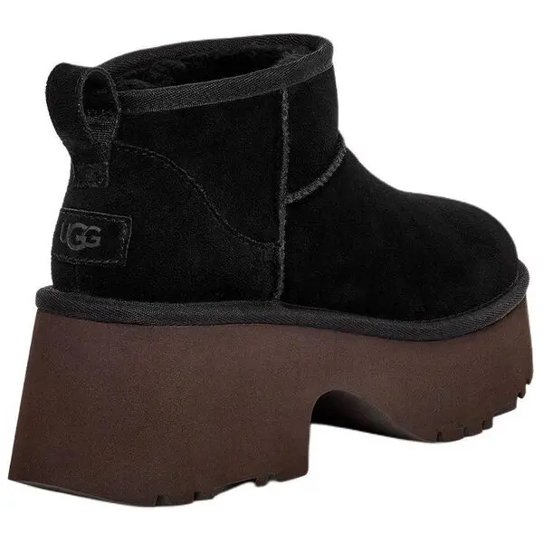 UGG Classic Ultra Mini New Heights Boots - Black