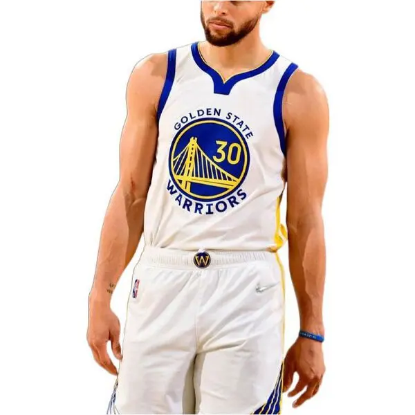 Nike Stephen Curry Golden State Warriors Jersey - White
