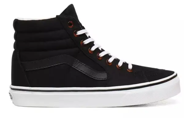 VANS Sk8-hi High Top Lace-up Sneakers - Black