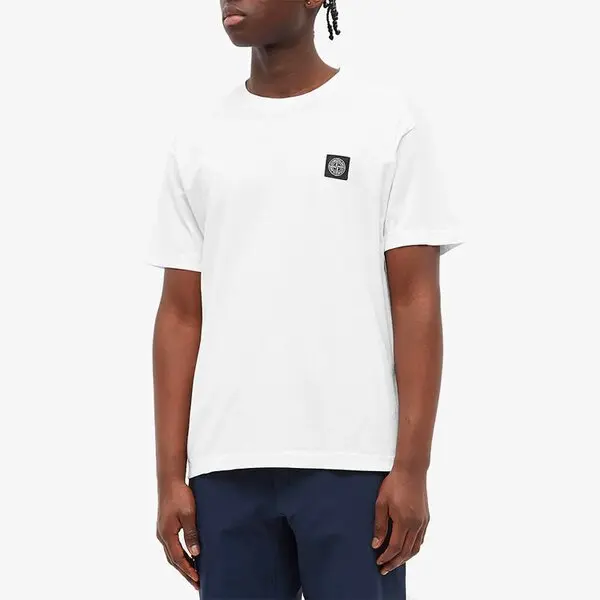 Stone Island Patch Logo T-shirt - White