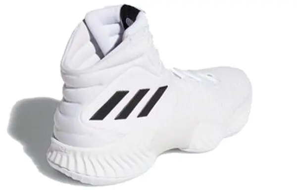 Adidas Pro Bounce 2018 High Top Basketball Sneakers - White/black