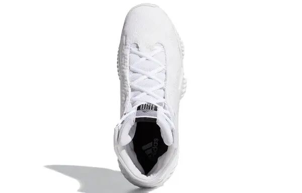 Adidas Pro Bounce 2018 High Top Basketball Sneakers - White/black