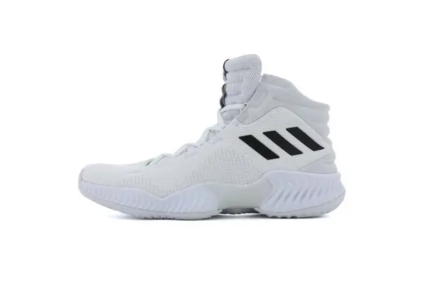 Adidas Pro Bounce 2018 High Top Basketball Sneakers - White/black