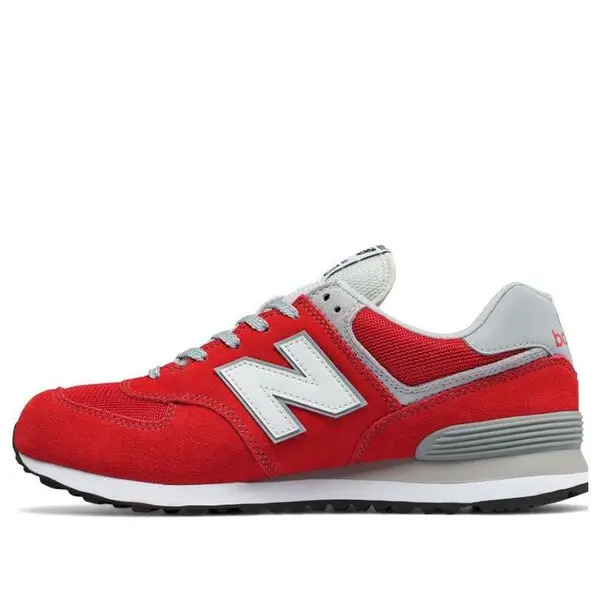 NEW BALANCE 574 Low Top Sneakers - Red/gray