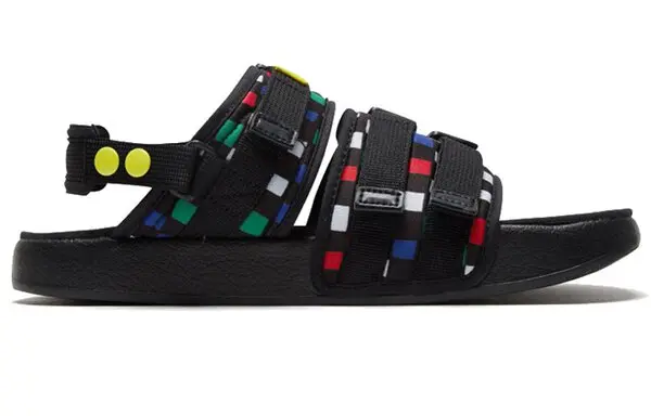 PUMA X Chinatown Market Leadcat Blazing Yellow Sandals - Black