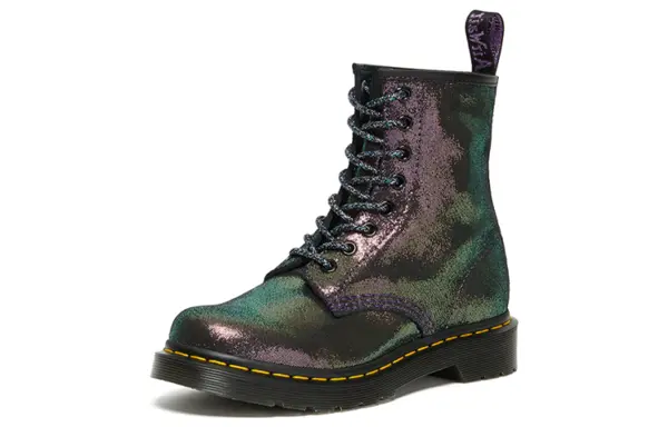 Dr. Martens 1460 Disco Iridescent Suede Lace Up Boots