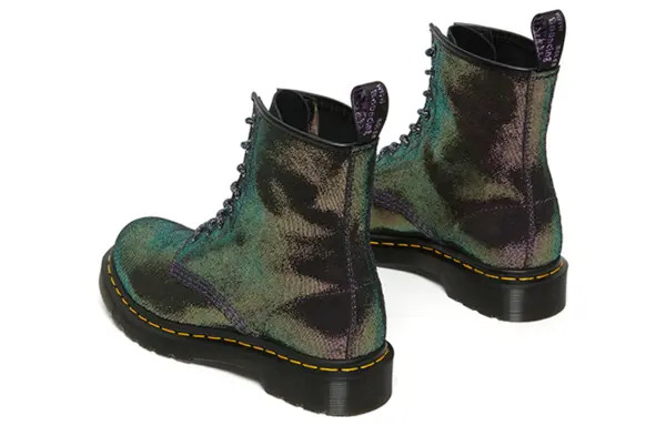 Dr. Martens 1460 Disco Iridescent Suede Lace Up Boots