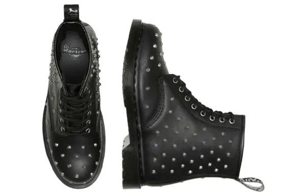 Dr. Martens 1460 Studded Leather Lace-up Boots
