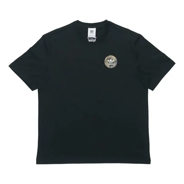 Adidas Originals Artist Tee Ss Pattern Printing Sports Male - Black