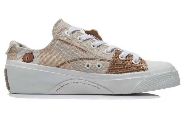 LI-NING X Line Friend Vulc Low Top Sneakers