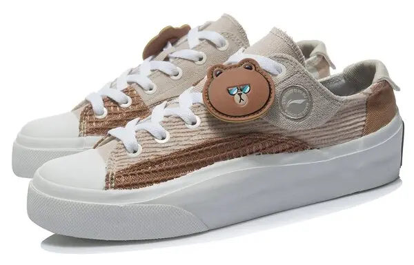 LI-NING X Line Friend Vulc Low Top Sneakers