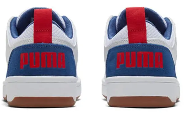 PUMA Rebound Layup Lo Sneakers - White/blue