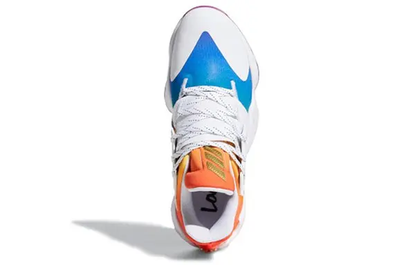 Adidas Harden Volume 4 "pride" Athletic Sneakers - White/red/goldyellow