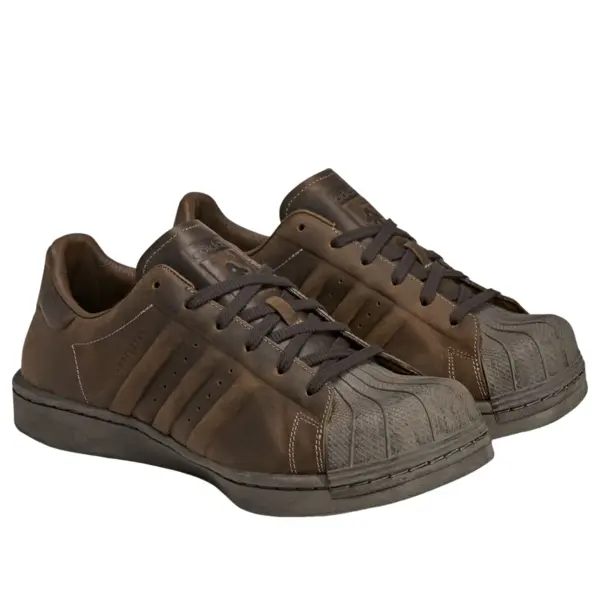 Adidas X Avavav Megaride Superstar Sneakers - Umber
