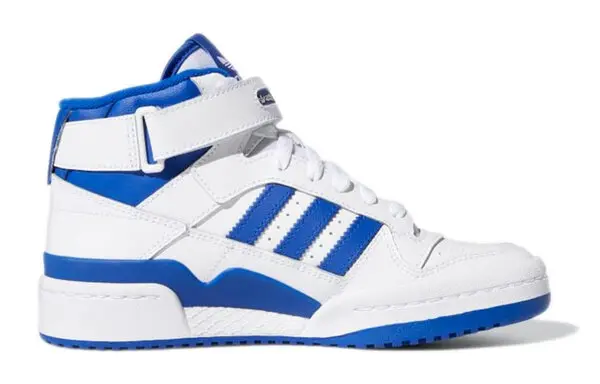 Adidas Originals Forum Mid Sneakers - White/blue