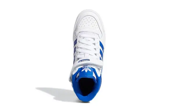 Adidas Originals Forum Mid Sneakers - White/blue