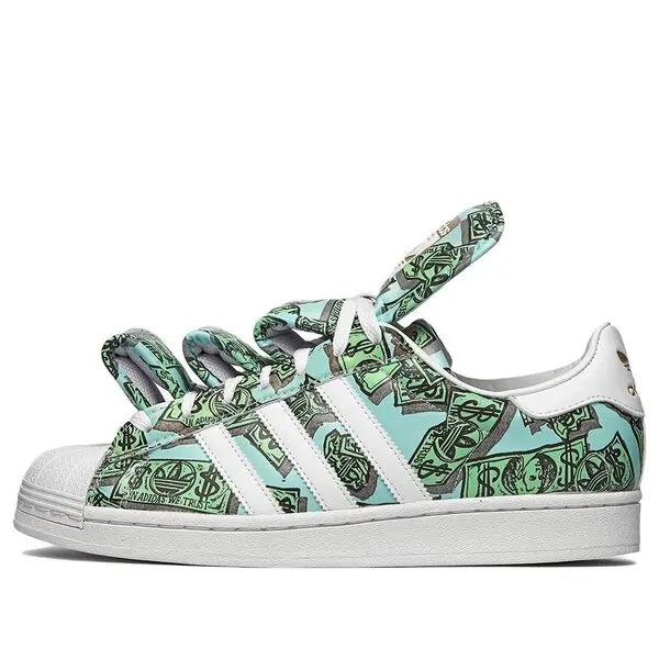 Adidas Jeremy Scott X Superstar 'money' Sneaker - White/green