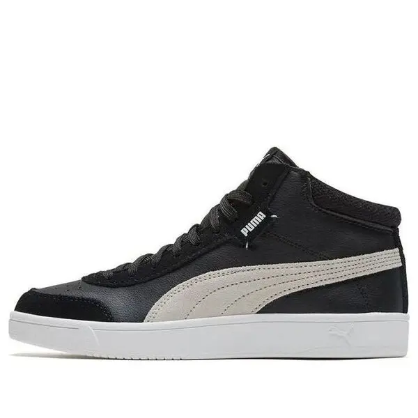 PUMA Court Legend Mid Top Sneakers - Black