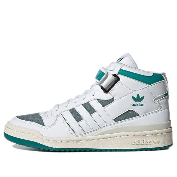 Adidas Forum Mid Sneakers - White/green