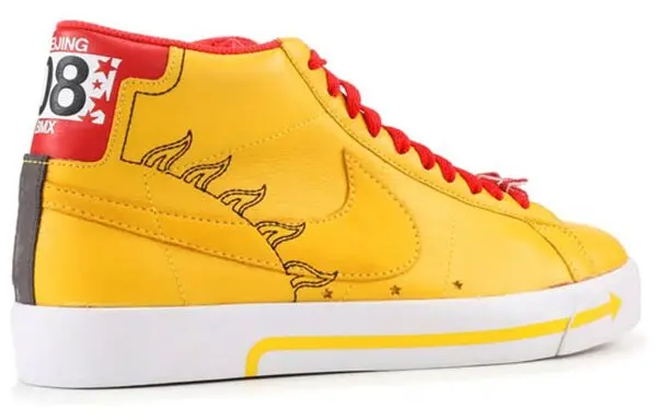 Nike Michael Lau X Blazer Premium Sb 'china Bmx' High Top Sneakers