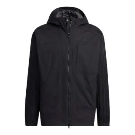 Adidas Denim Look Regular Fit Stretch Woven Hooded Track Top - Default Colorway