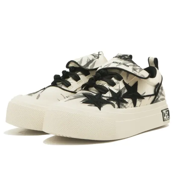 KAALIXTO Skateboarding Canvas Low Top Sneakers