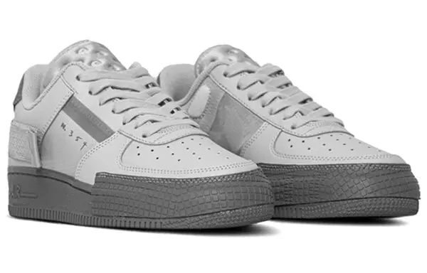 Nike Force 1 Low Top Sneakers - Grey