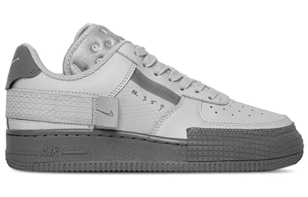 Nike Force 1 Low Top Sneakers - Grey