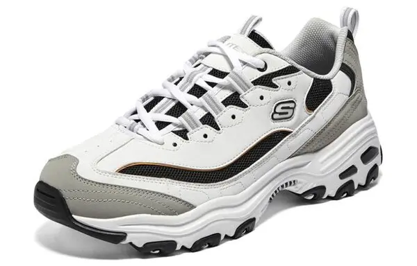 Sketchers Dlites 1.0 Sneakers - Black/white/grey