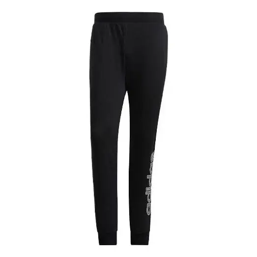 Adidas Neo Ce Brnded Tp Casual Sports Elastic Waistband Bundle Feet Pants Black - Default Color