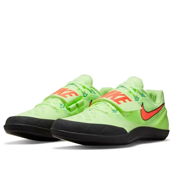 Nike Zoom Rotational 6 Athletic Track Spikes - Green/orange