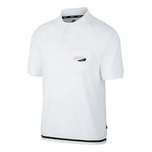 Nike Skateboard Short Sleeve Polo Shirt - White