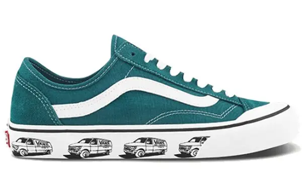 VANS Style 36 Sf Skate Shoes - Green/black