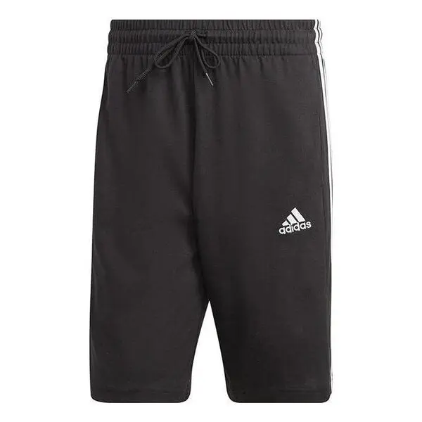 Adidas 3-stripes Drawstring Shorts - Black/white