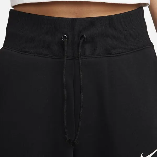Nike Phoenix Fleece High-waisted Cropped Sweatpants - Black