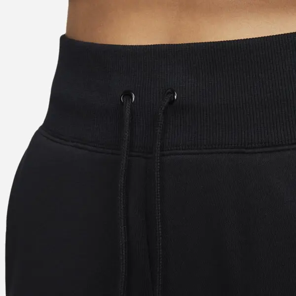 Nike Phoenix Fleece High-waisted Cropped Sweatpants - Black
