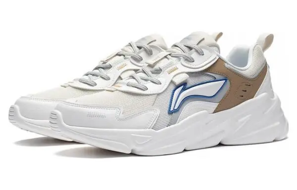 LI-NING Yunhai Sneakers - White/tan/blue