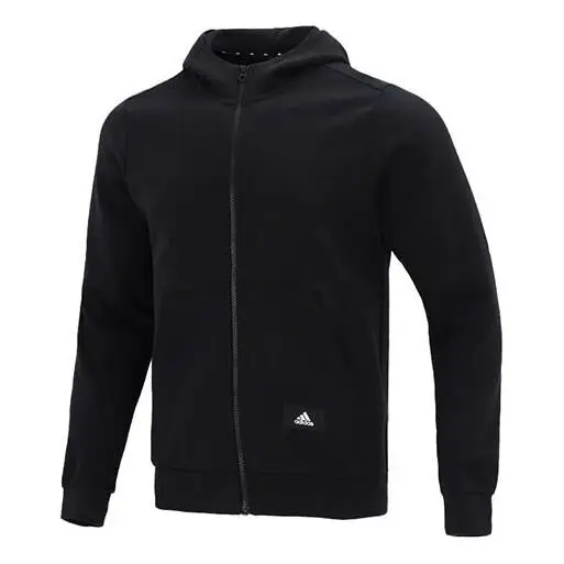 Adidas Fi Dblknt Fz Hooded Jacket - Black