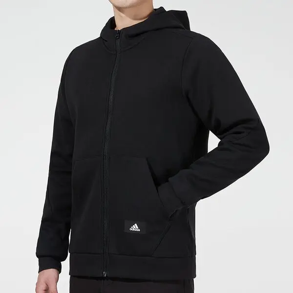 Adidas Fi Dblknt Fz Hooded Jacket - Black