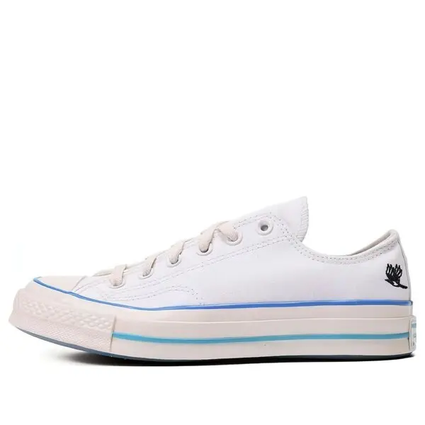 CONVERSE Chuck 70 Ox Embroidered Magpie Sneakers - White/blue