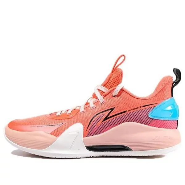 LI-NING Speed 7 Athletic Sneakers - Orange/blue/white