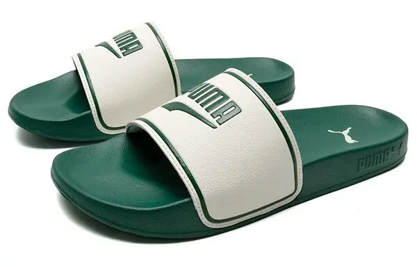 PUMA Leadcat 2.0 Elevate Slides - Beige/green